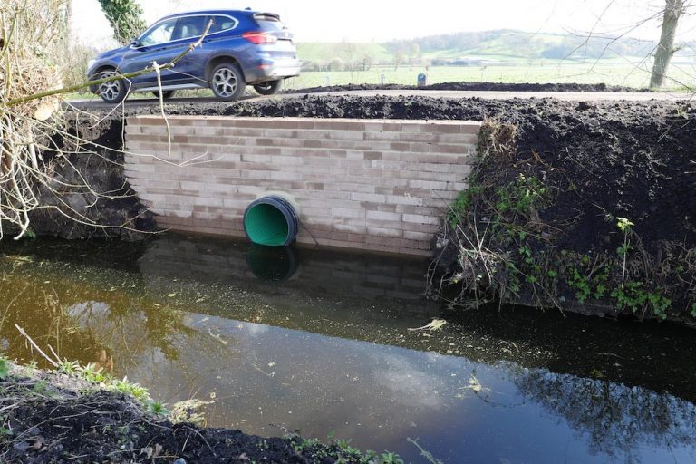 New culvert will keep water draining and traffic flowing - Somerset ...
